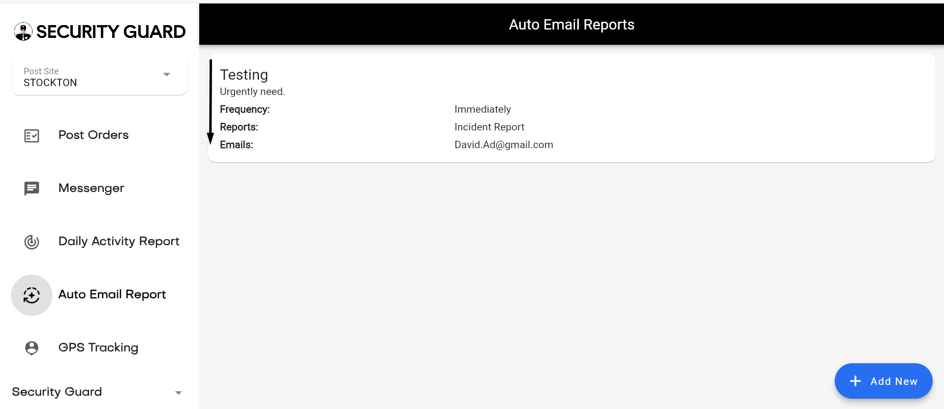 How to enable auto email in the security guard app? – Security Guard App
